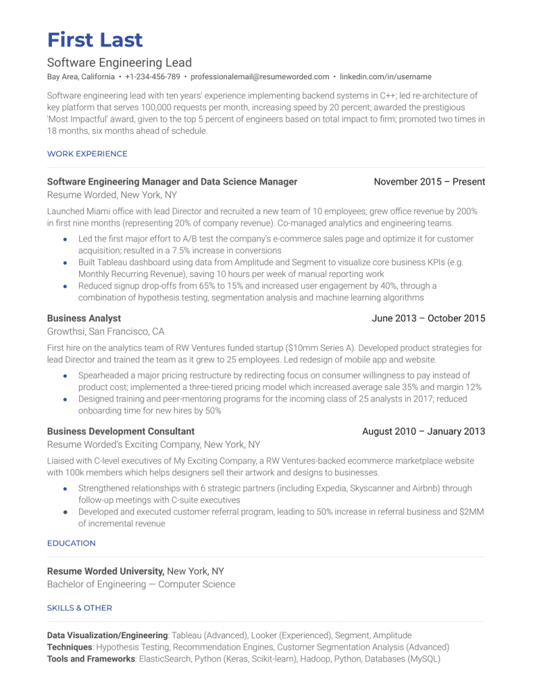 13 Best Free ATS Resume Templates (Downloadable for 2025)