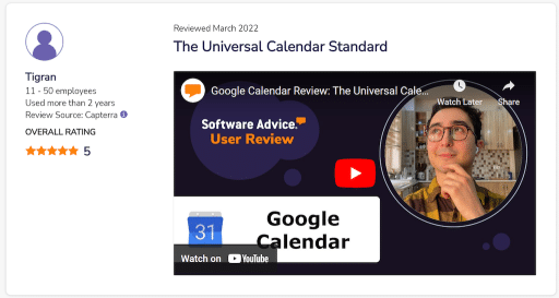 Google Calendar Review: Features, Pricing, & Alternatives