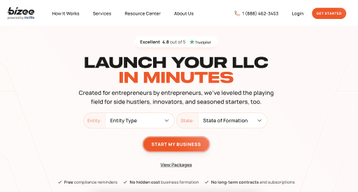 Bizee vs. Tailor Brands: Which LLC filing service is better?