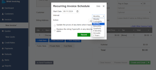 Brisk Invoicing Review: Features, Pricing, & Alternatives
